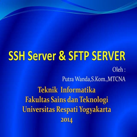 Ssh server & sftp server | PDF