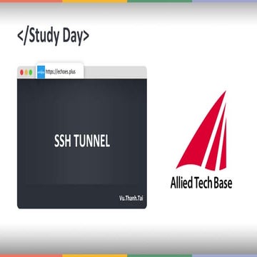 SSH Tunneling | PPTX