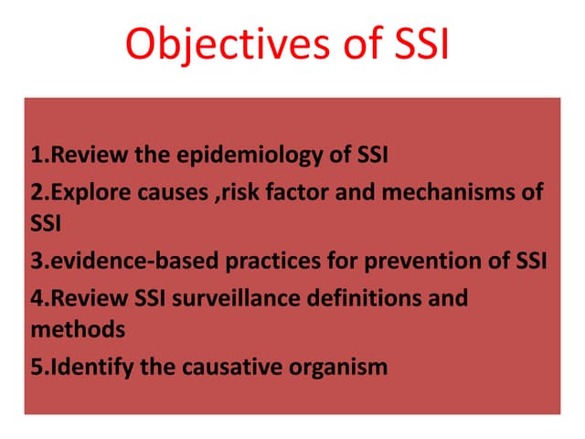 Surgical site infection | PPTX