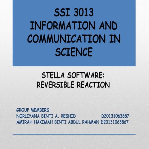 Ssi 3013 stella present | PPTX