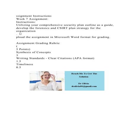 ssignment InstructionsWeek 7 AssignmentInstructionsUtilizing.docx