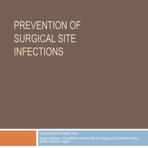 SSI prevention bundle practice in operation theater | PDF