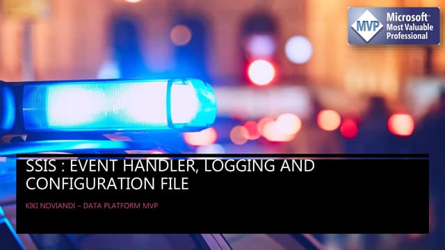 Ssis Event Handler Ppt
