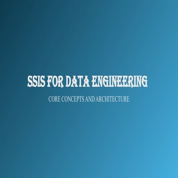 SSIS TRAINING PRESENTATION for beginner to advanced.pptx