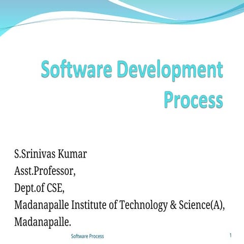Software Development - ProcessModels - 1.ppt