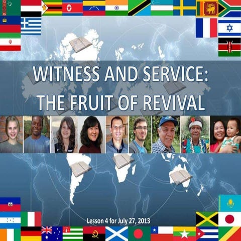 A Fresh Old Understanding of Evangelism & Witnessing | PPTX