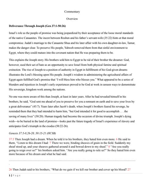 Story of Joseph | PPT