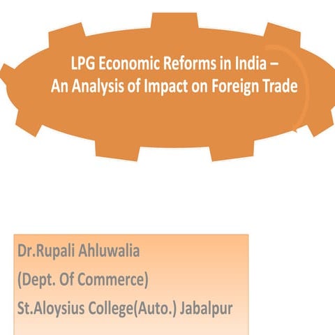 Economic reforms 1991 | PPTX