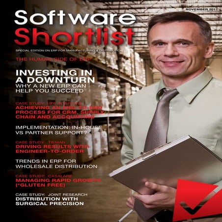 ERP for Manufacturing & Distribution (Software Shortlist Magazine ...
