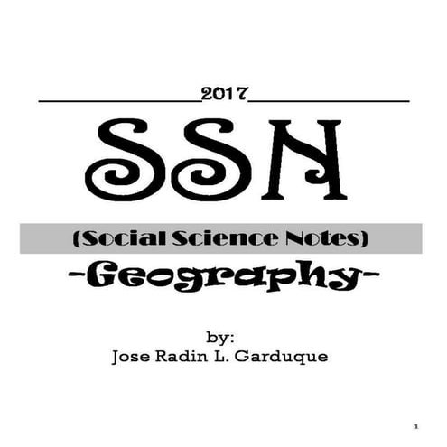 Geography | PPT | Geography | Science