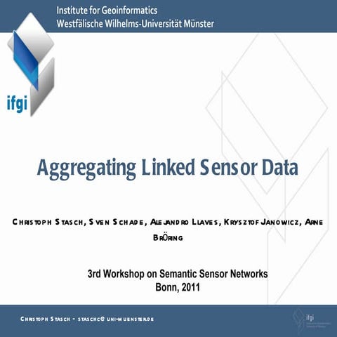 Aggregating Linked Sensor Data Ppt