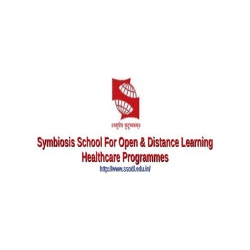 Distance Learing Healthcare Course in India | SSODL Pune | PDF ...