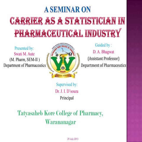 carrier as a statistician in pharmacy,pharma stat,good carrier as a ...