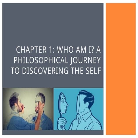 SSP1 - CHAPTER1.pptx A PHILOSoPHICAL JOURNEY TO DISCOVERING THE SELF | PPT