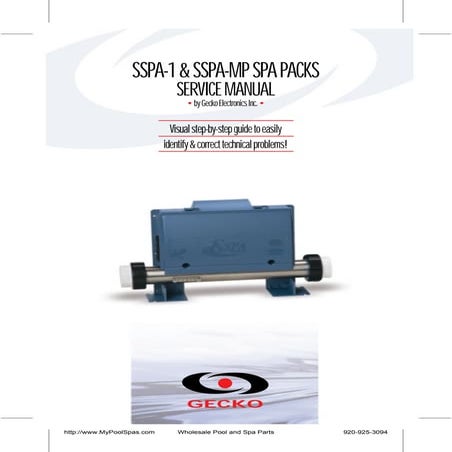 Sspa 1 and sspa-mp spa packs | PDF