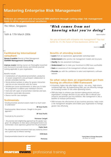 Risk Management Brochure | PDF