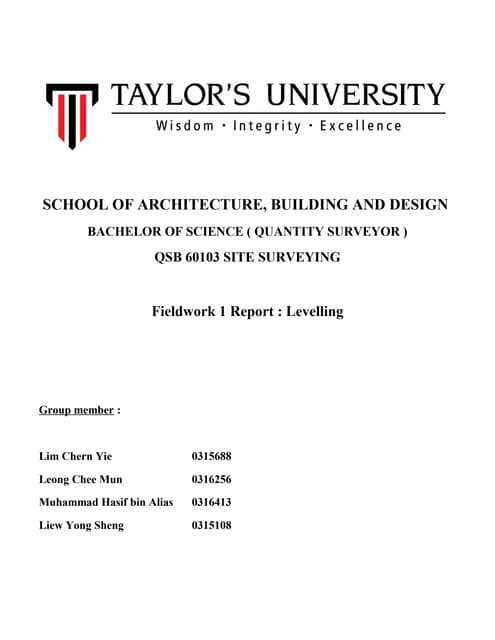 Profile and Cross-Section - Report | PDF
