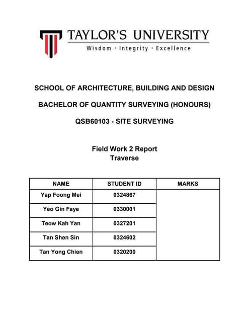 Profile and Cross-Section - Report | DOCX | Geography | Science