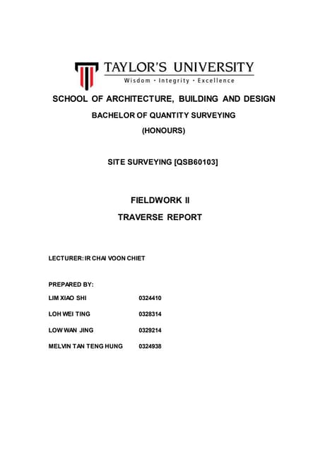 Profile and Cross-Section - Report | DOCX | Geography | Science