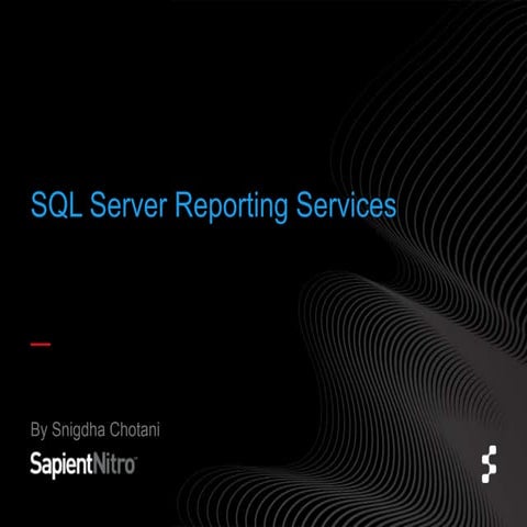 Ssrs 2008 R2 Webinar Ppt 