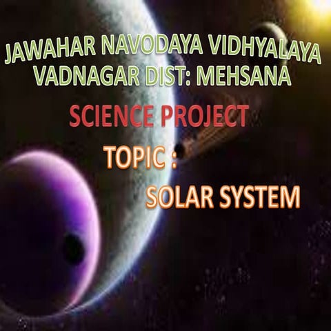 stars and solar system class 8 | PPTX