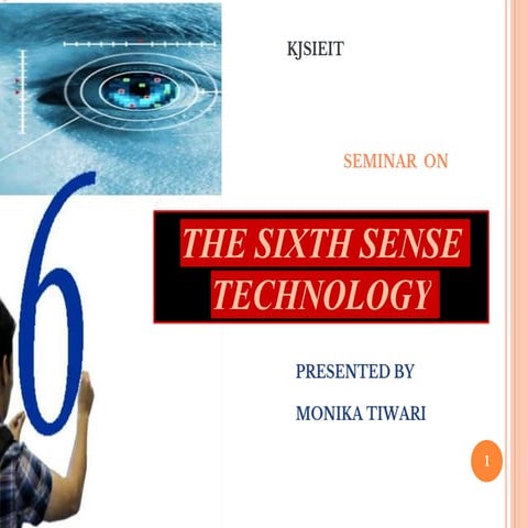 Sixth sense technology_ppt1