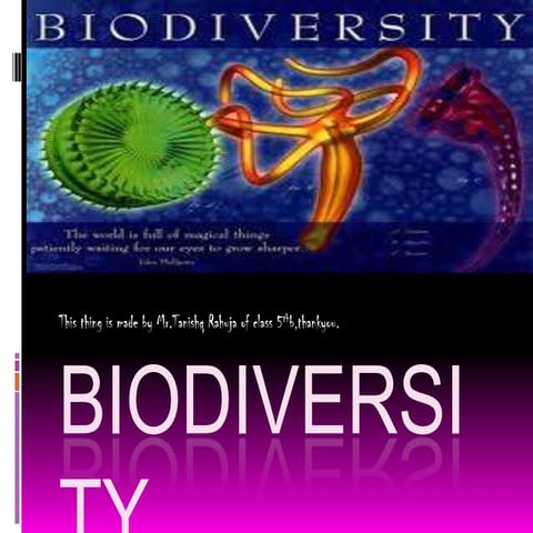 biodiversity | PPTX