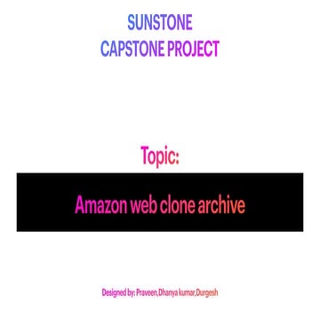 SSSunstone to make an impact to achieve something | PDF