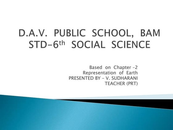 Class 3rd Social Studies Chapter 2 (KNOWING OUR EARTH) | PPT