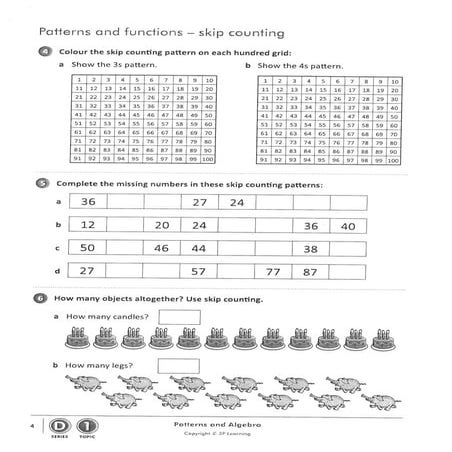 Homework 2 Week 1 Term 2 Patterns and Algebra | PDF | Homework and ...