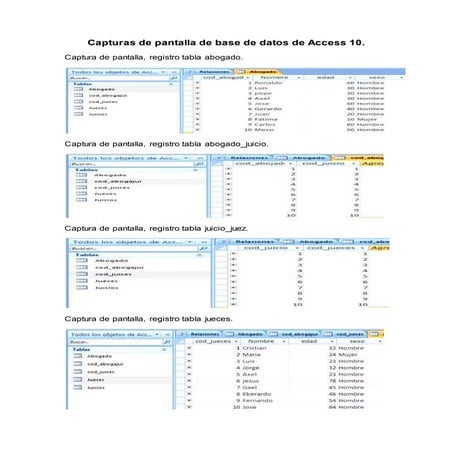 Ss tabla 10 | DOCX | Databases | Computer Software and Applications