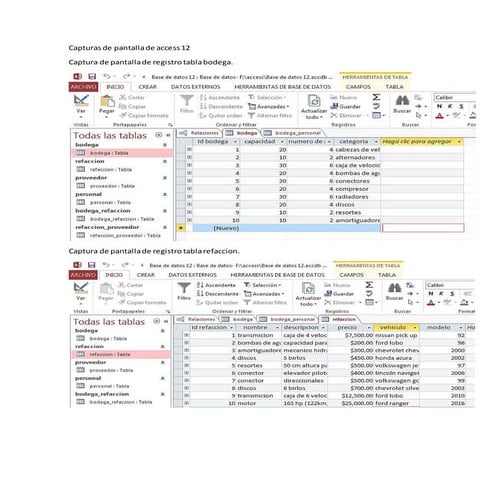 Ss tabla 12 | DOCX | Databases | Computer Software and Applications