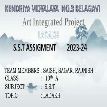 SST Art integrated project ladakh class 10 by saish.pptx