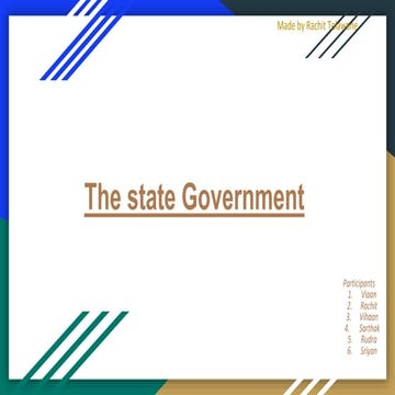 State Government | PPT