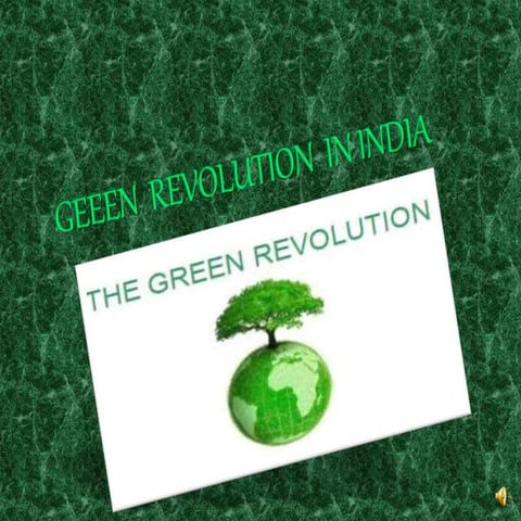 Green Revolution | PPTX