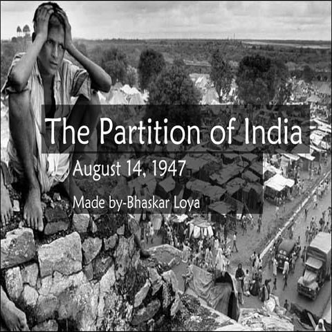 The partition of india