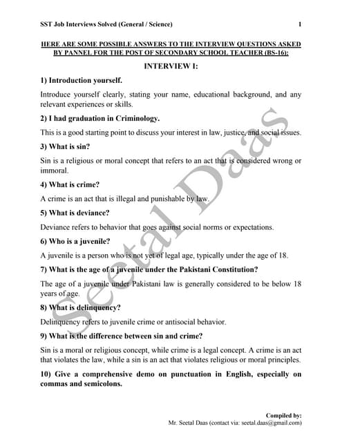 SST (SPSC) Interview Solved by Seetal Daas.pdf SST (SPSC) Interview Solved by Seetal Daas.pdf