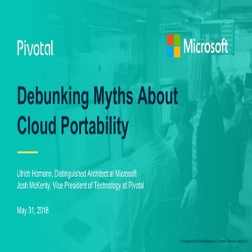 Debunking Myths About Cloud Portability | PDF