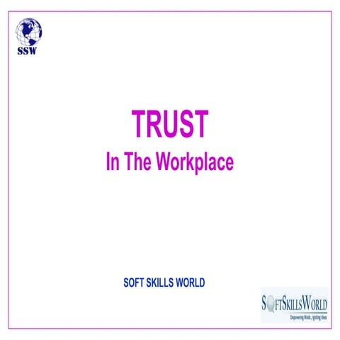 Building trust | PPTX