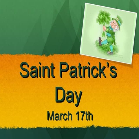 St. Patrick's day | PPT