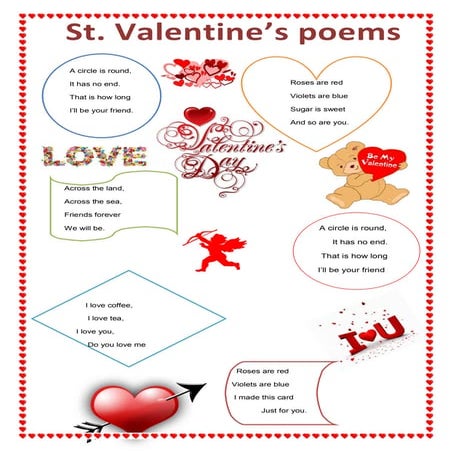 St. valentine´s poems | PDF