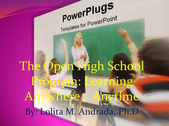 Open High School Program Handbook | PDF