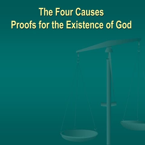 St. Ann Philosophy, Matter and Form, Proofs of God's Existence, Nov. 16 ...
