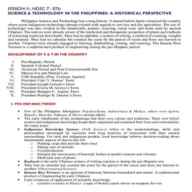 Science and technology Historical event during | PDF