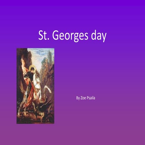 St. georges day | PPT