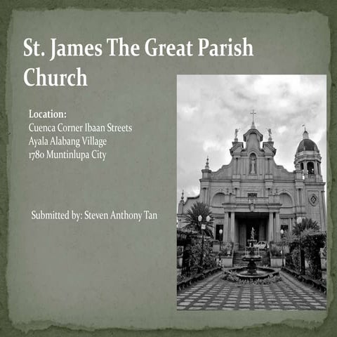 St. james the great | PPTX