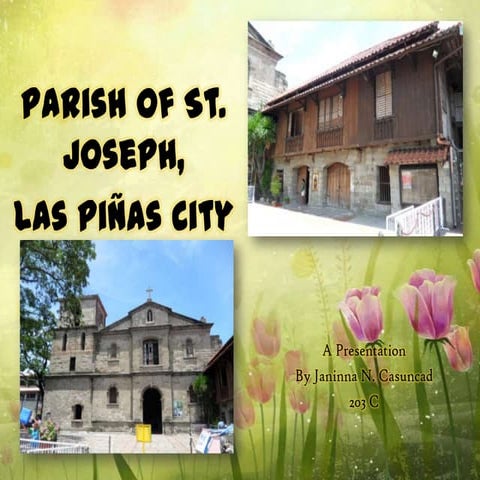 St. joseph's church las pinas | PPTX