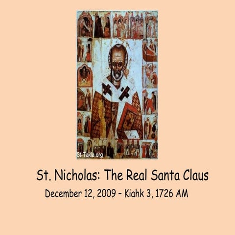 St. Nicholas | PPTX | Christianity | Religion & Spirituality
