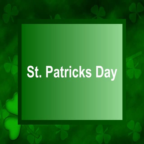 St patricks-day- | PPT