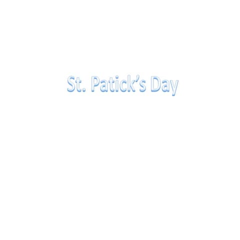 St. patrick's day | PPT